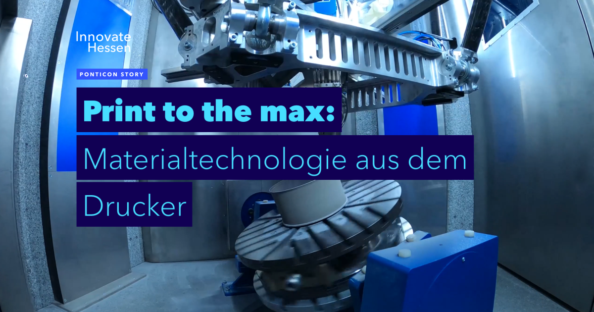 Innovate Hessen / Ponticon: 3D-Laserauftragschweißen – 100x schneller ...